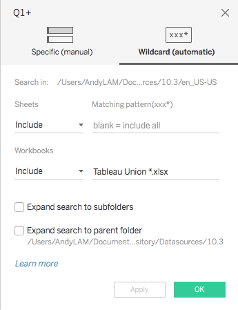 Combina i dati con l'union di Tableau (The Information Lab Italia)